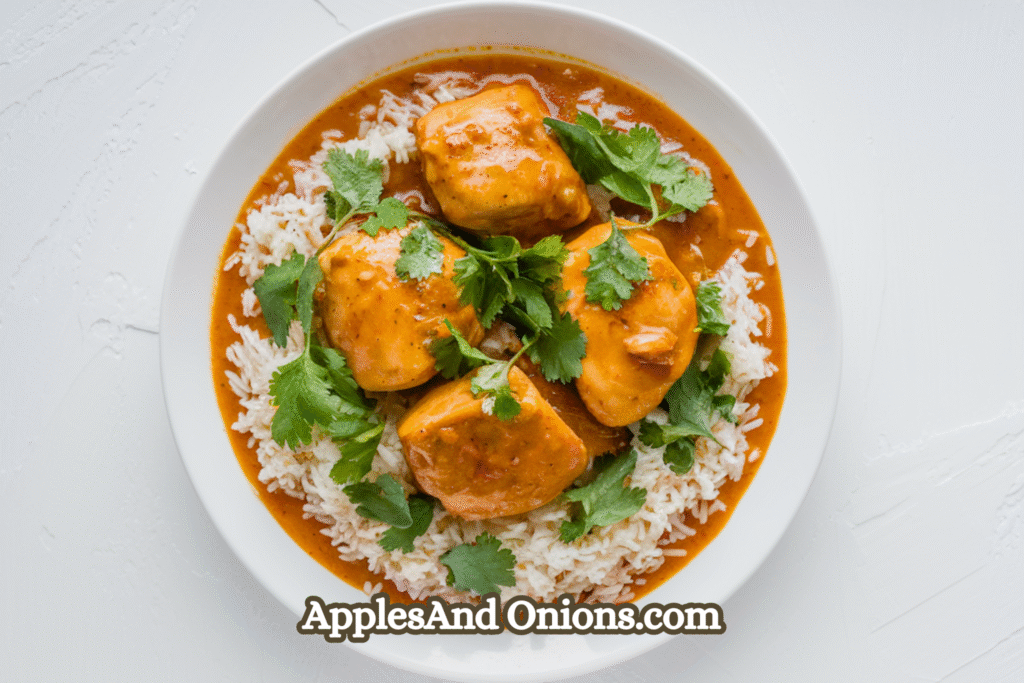 Best Chicken Korma - Apples and Onions