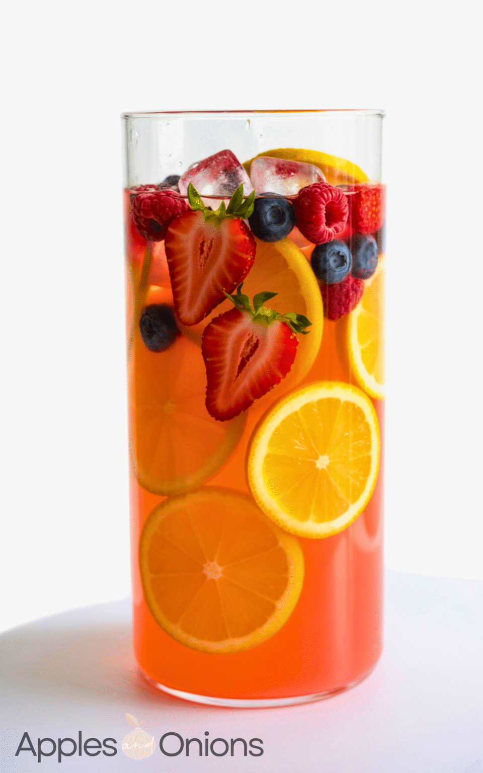 Patio Citrus Berry Punch - Apples and Onions