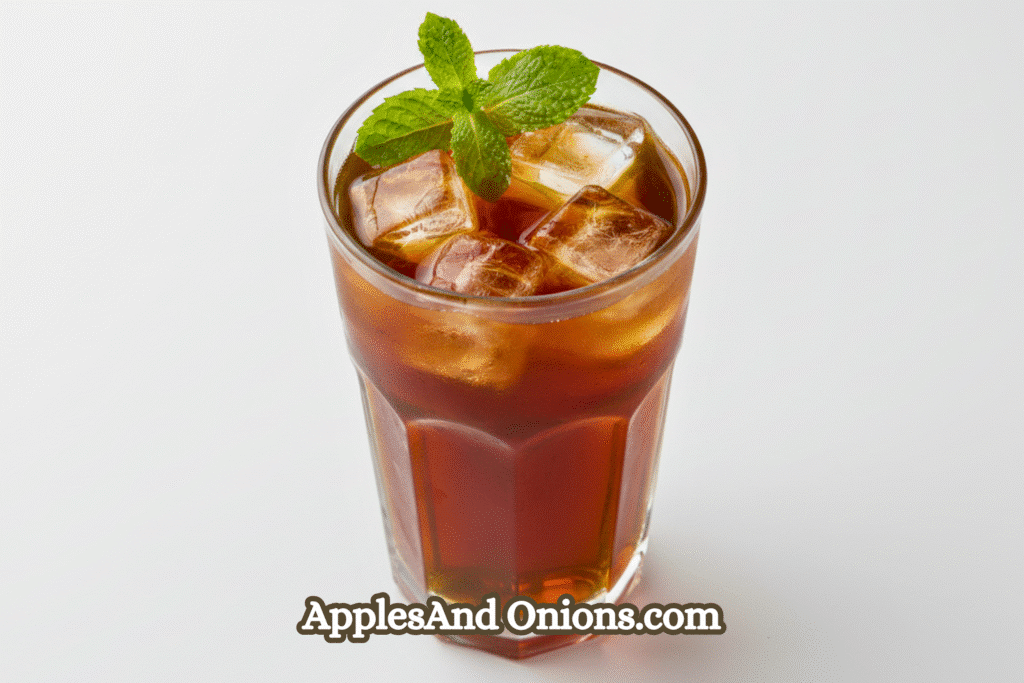 Easy Spiced Tamarind Mocktail - Apples and Onions